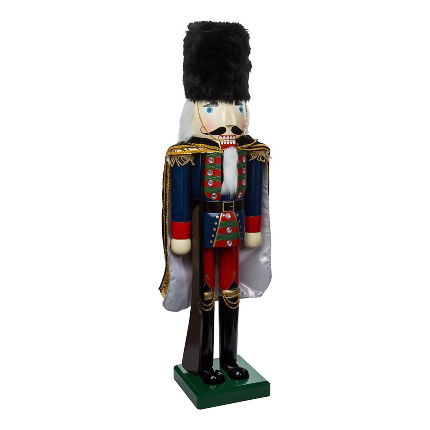 Kurt Adler 36 In Wooden Soldier Nutcracker Christmas Decor, Multi ...