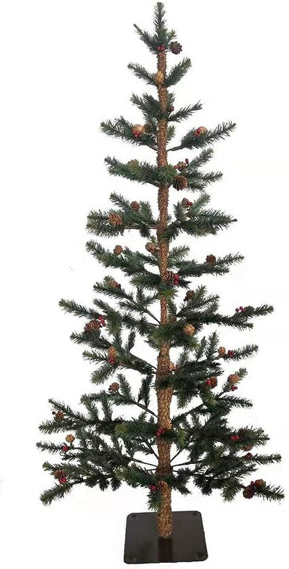 Kurt Adler 4-Foot Pine Tree With Pinecones and Berries - Walmart.com