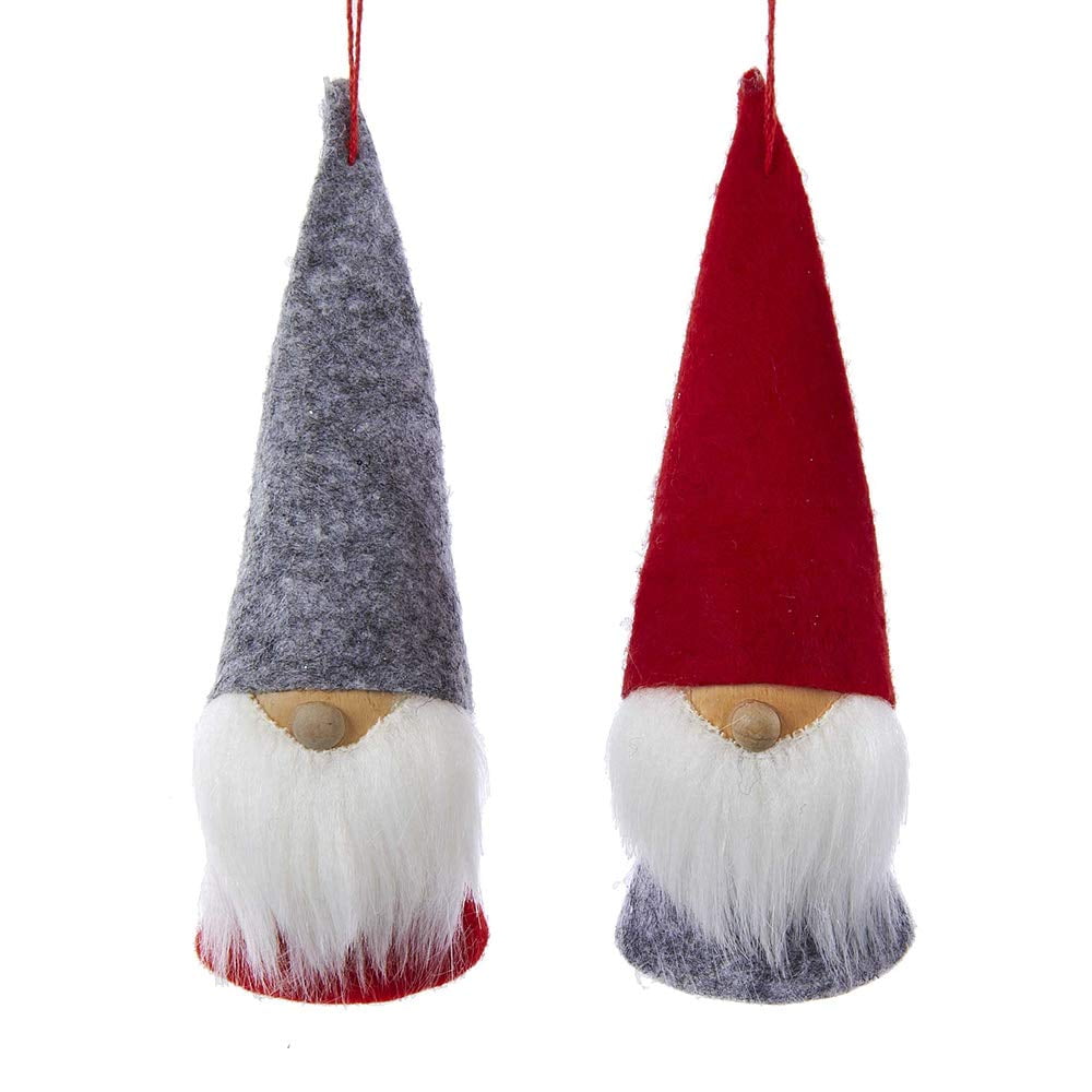 Kurt Adler 5" Wood & Felt Dwarf Ornament 2/asstd - Walmart.com