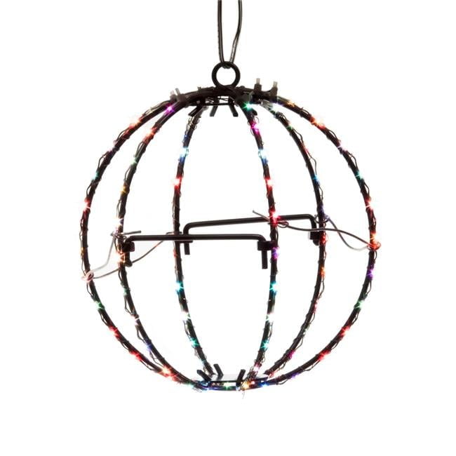 Kurt Adler 6-Inch RGB LED Foldable Metal Sphere - Walmart.com