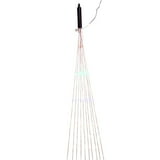 Kurt Adler 78-inch Silver Nylon 200 Multi-colored LED Lights - Walmart.com
