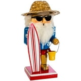 Kurt Adler 8-Inch Surfer Santa Nutcracker - Walmart.com