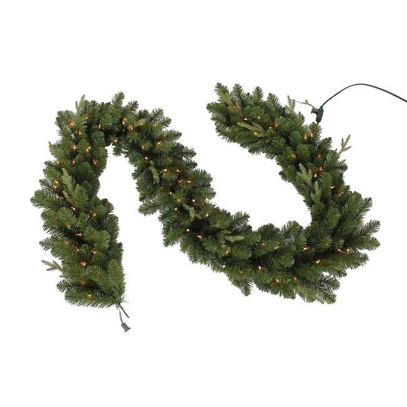 Kurt Adler 9-Foot Pre-Lit Mixed Garland - Walmart.com