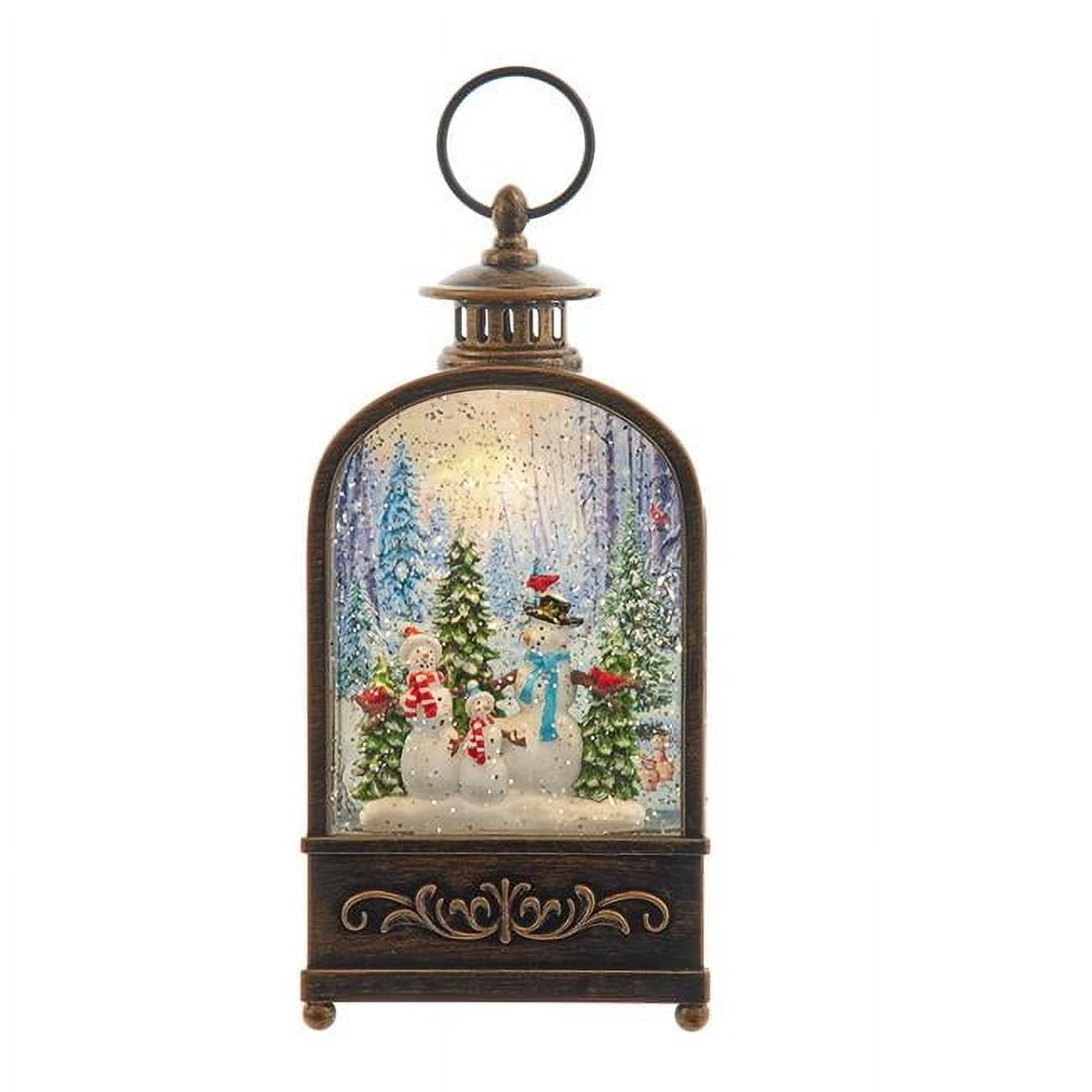 Kurt Adler 9-Inch Battery Operated LED Snowman Water Lantern - Walmart.com