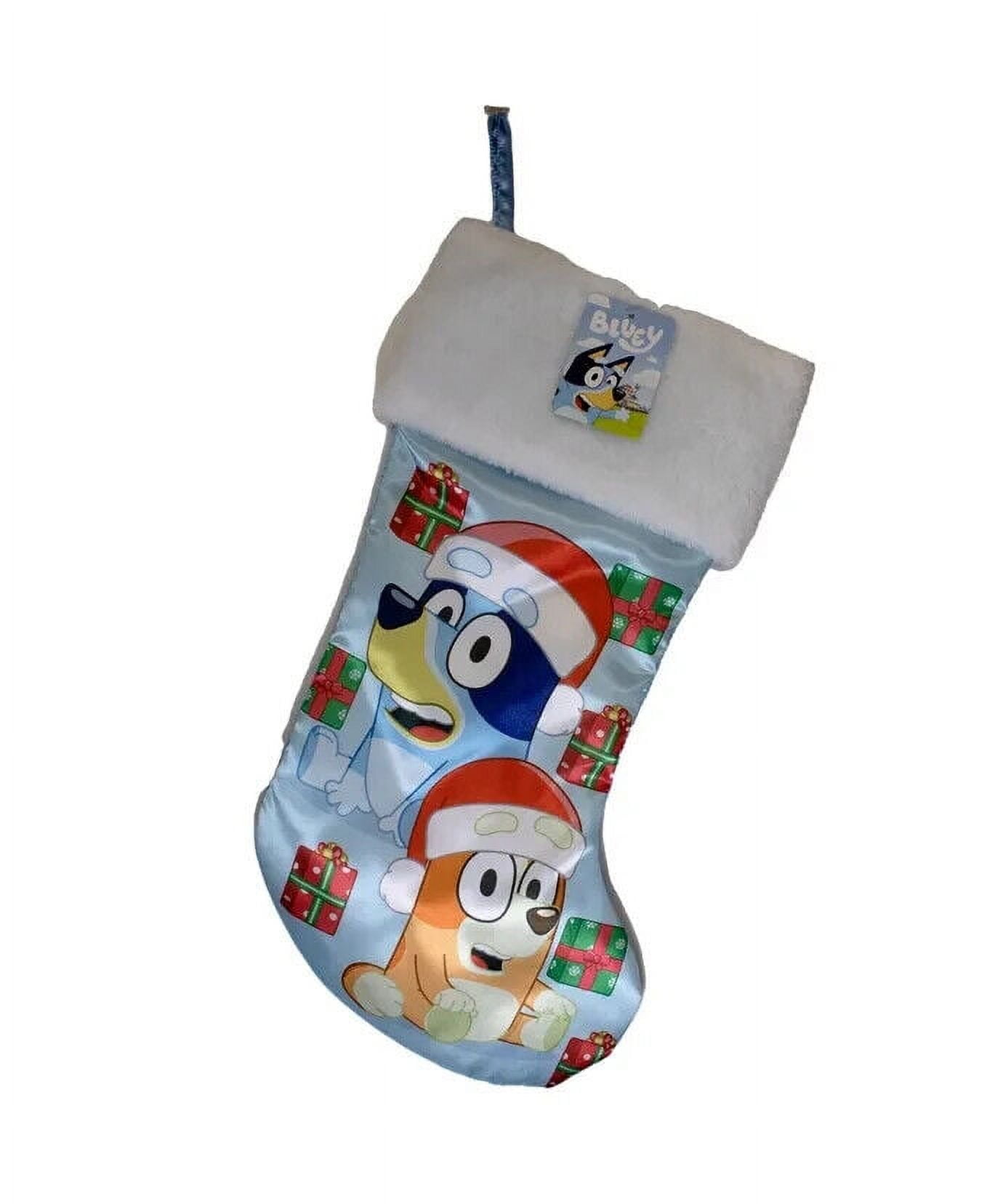 Kurt Adler Kids Character Bluey and Bingo Christmas Stocking Decoration ...