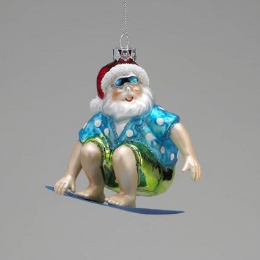 Kurt S. Adler 5-Inch Scuba Santa Ornament, Polyresin Adults Diving ...