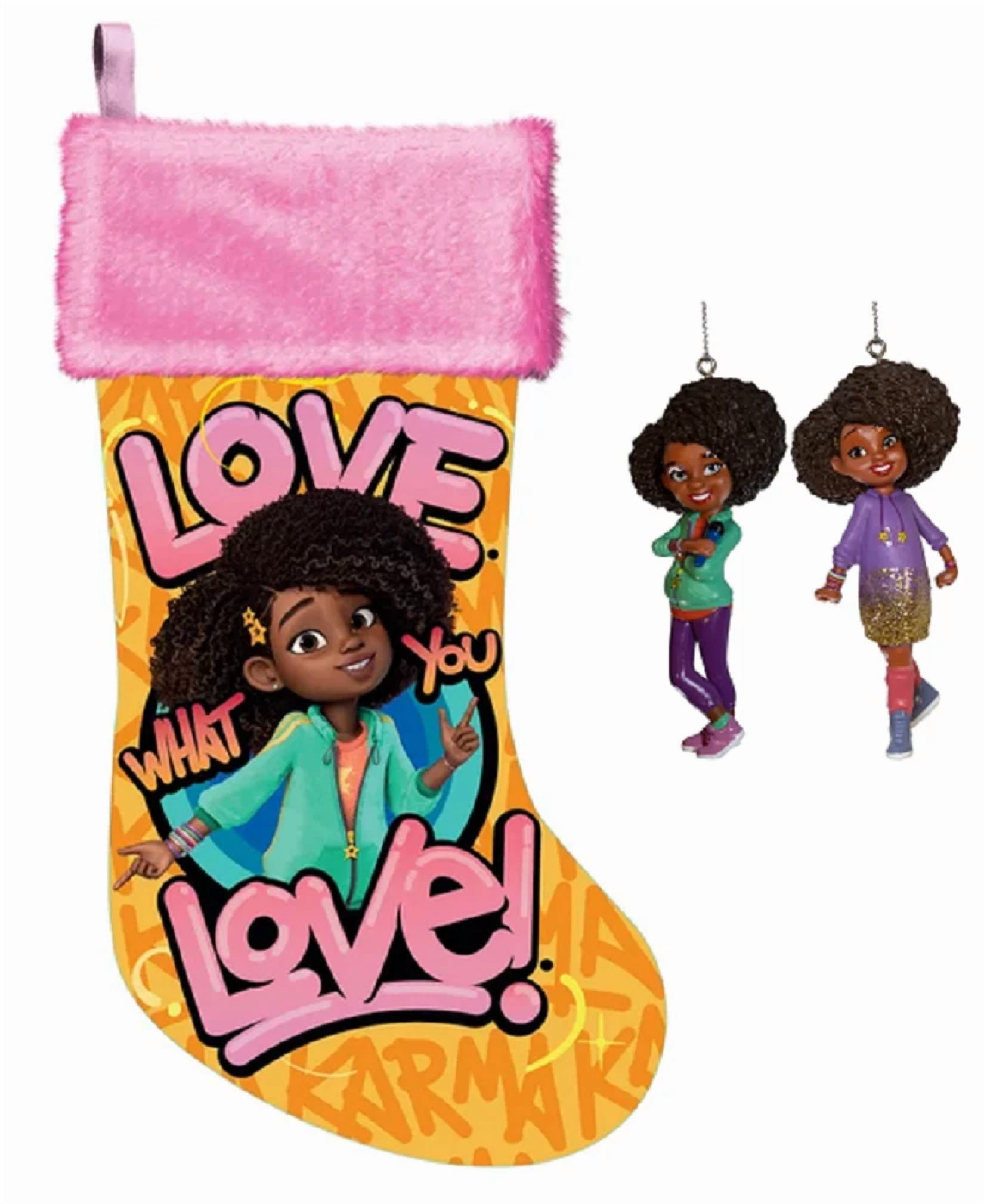 Kurt Adler Karma'S World Stocking And Blow Mold Ornaments Bundle ...
