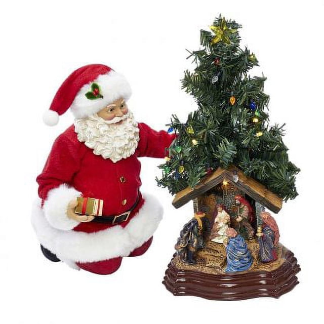 Kurt Adler Musical Nativity Santa - Set of 2 Pieces - Walmart Business ...