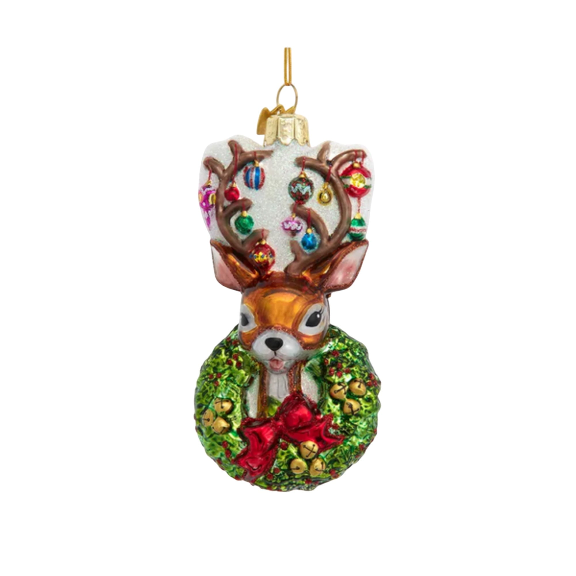 Kurt Adler Nobel Gems Collection Glass Christmas Ornament, Traditional ...