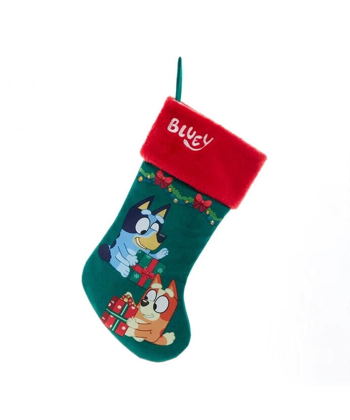Kurt Adler Officially Licensed Bluey & Bingo Presents Stocking, 19 ...
