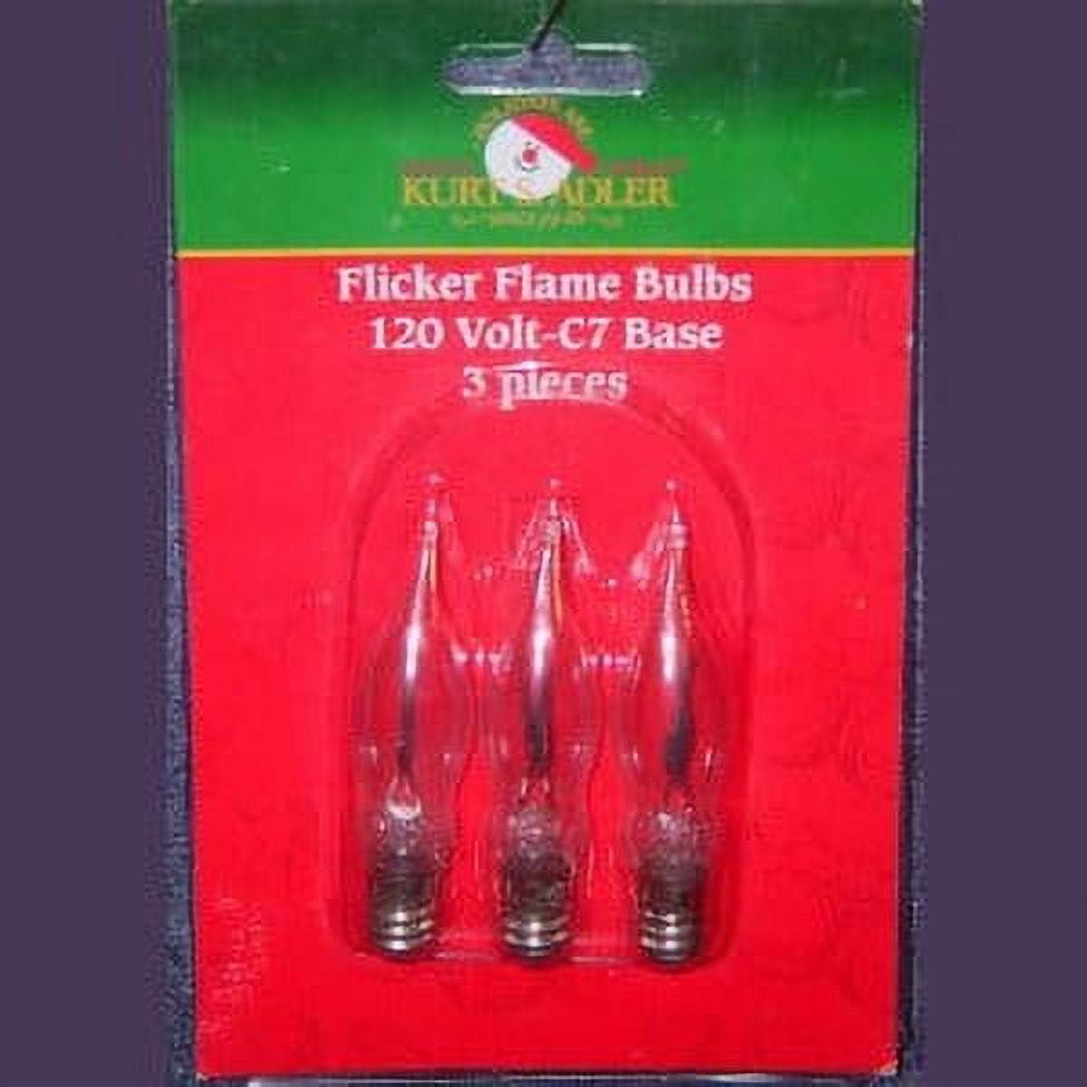 C7 Flicker Flame Replacement Bulbs - 3 Pieces for UL0702 and UL0740 ...