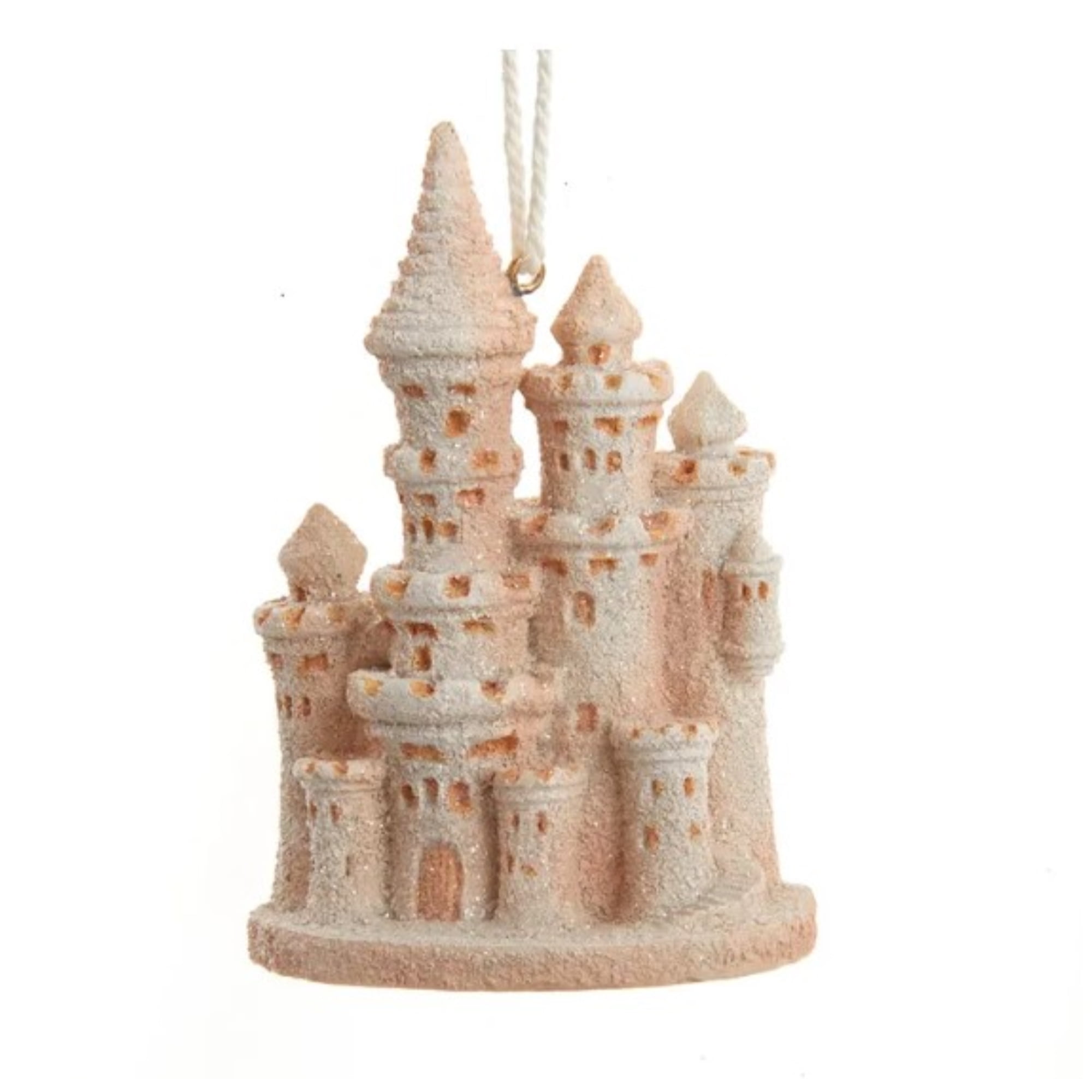 Kurt Adler Beach Lighthouse Resin Ornament, Sand Castle for Christmas ...