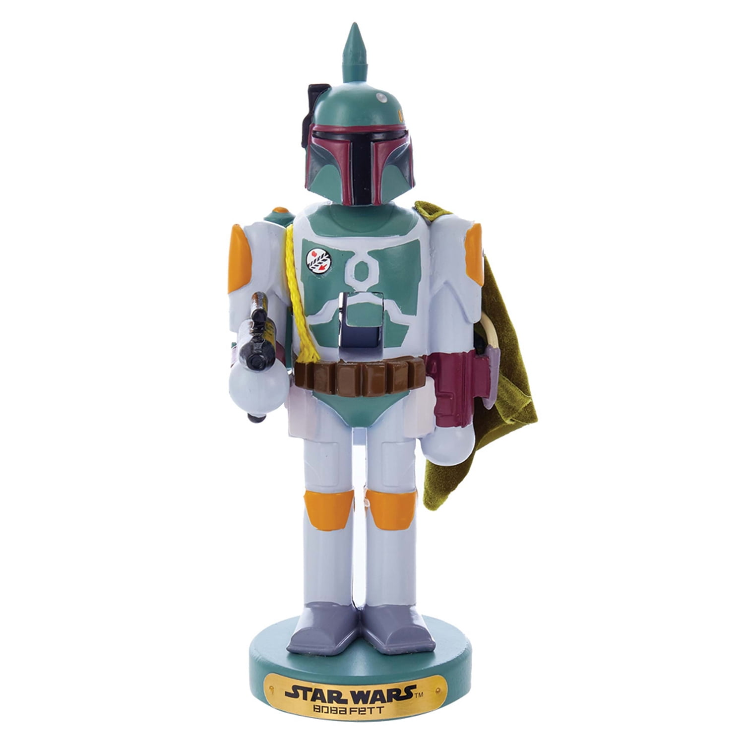 Kurt Adler Christmas Star Wars Boba Fett 10-Inch Nutcracker Figurine ...