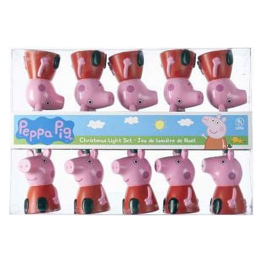 Kurt Adler UL 10-Light Peppa Pig Light Set - Walmart.com