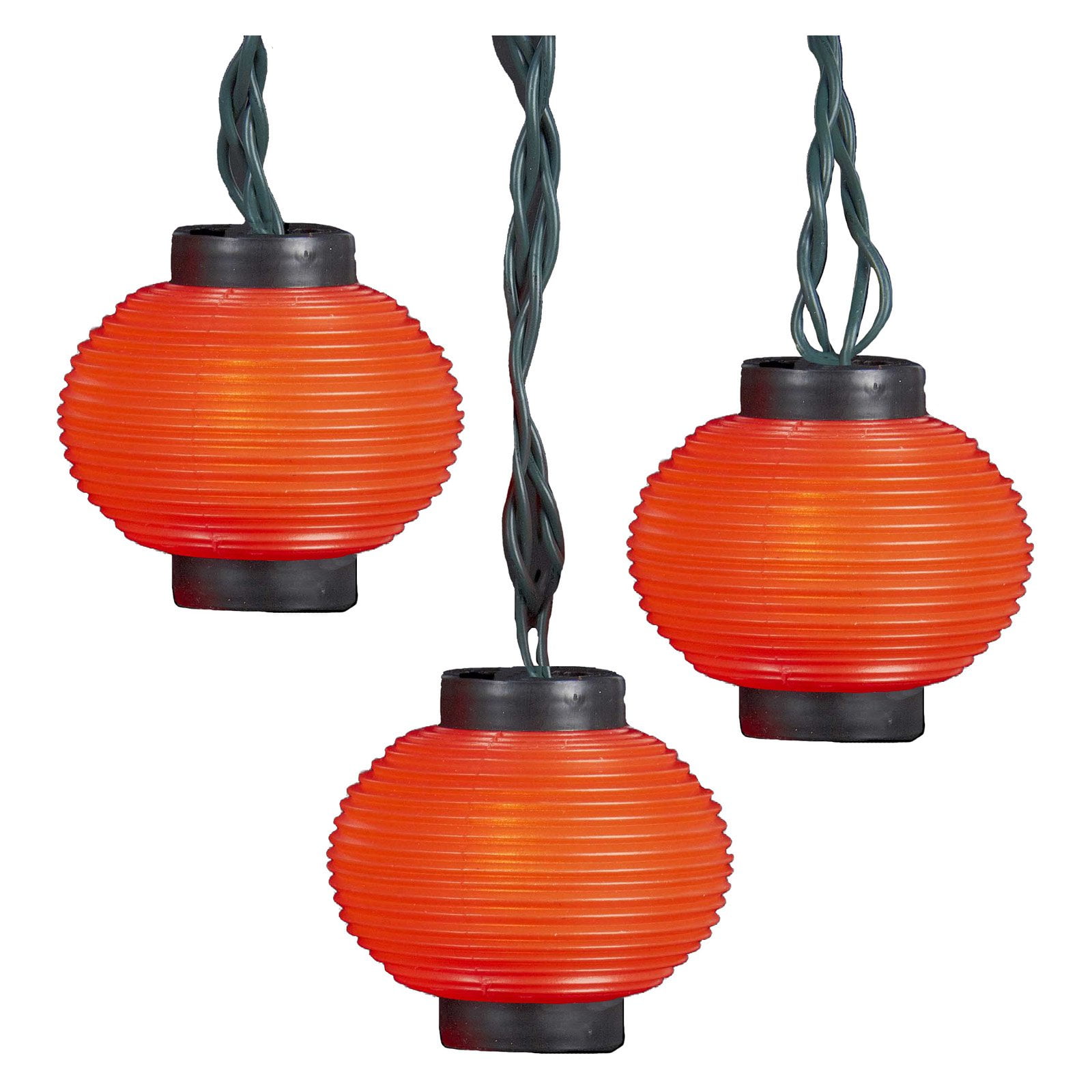 Kurt Adler UL 10-Light Red Lantern Light Set - Walmart.com
