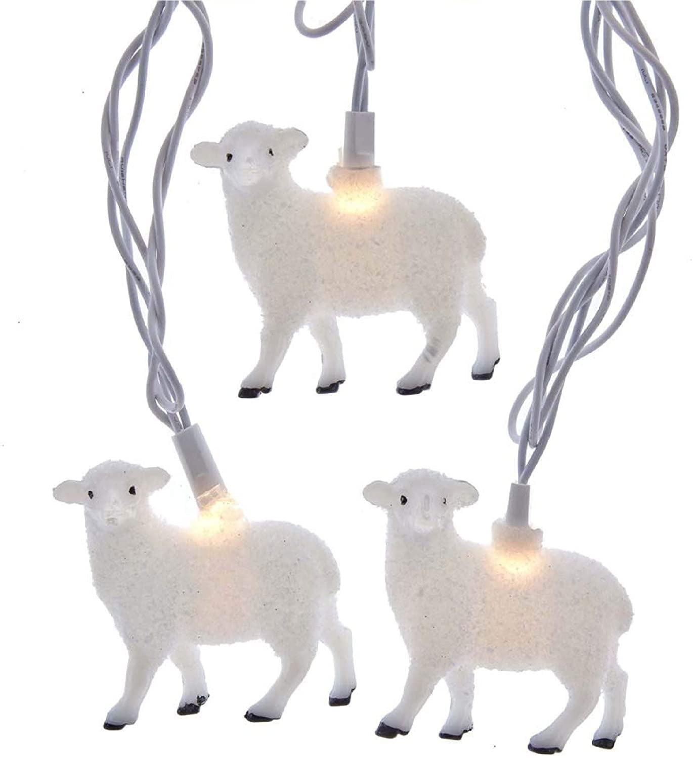 Kurt Adler UL 10-Light Sheep Light Set - Walmart.com