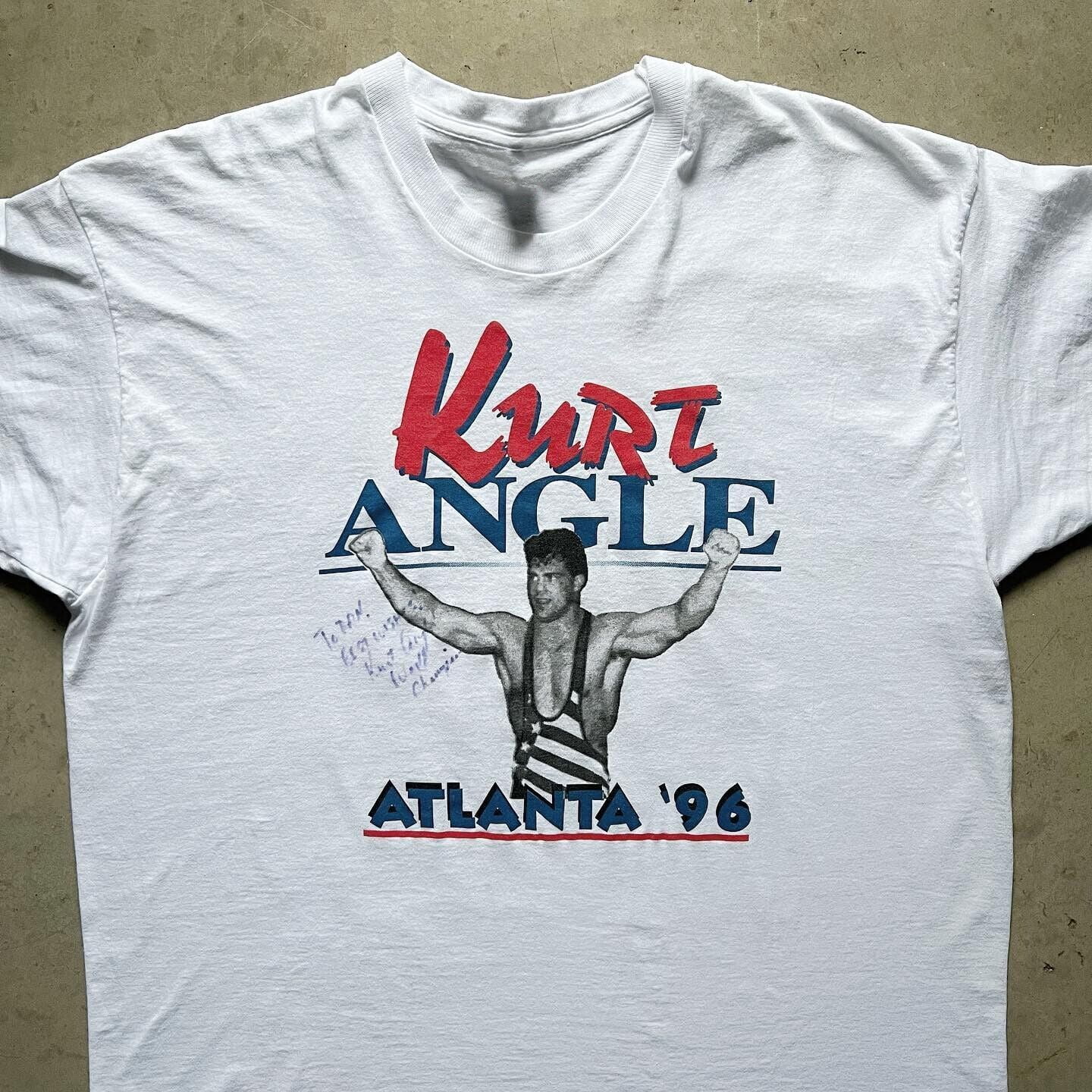 Kurt Angle World Champion Freestyle Wrestling Going for the Gold 1996 ...