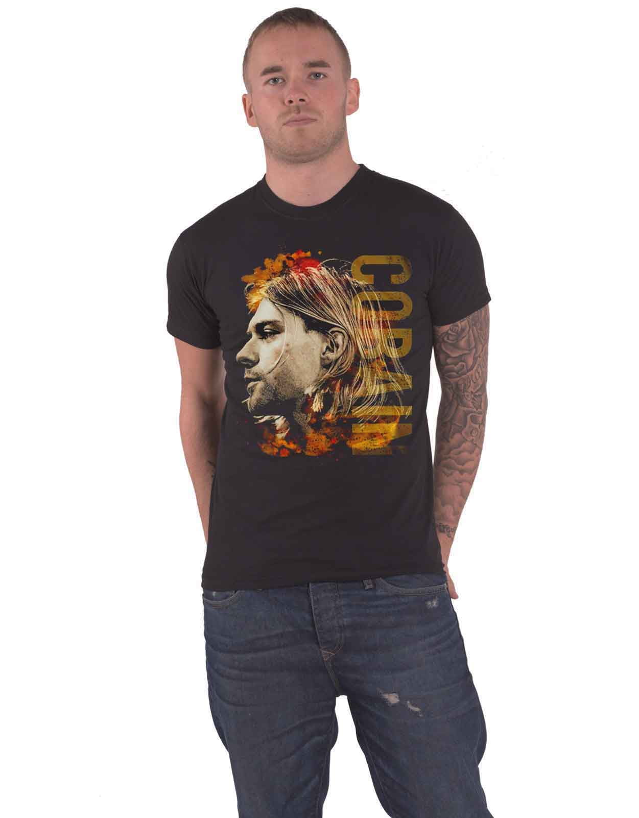 Kurt Cobain Coloured Side View T Shirt - Walmart.com