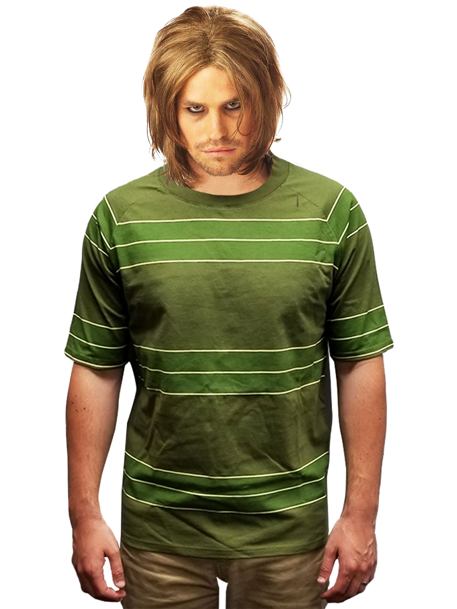 Kurt Cobain Striped Shirt Costume Kit - Walmart.com