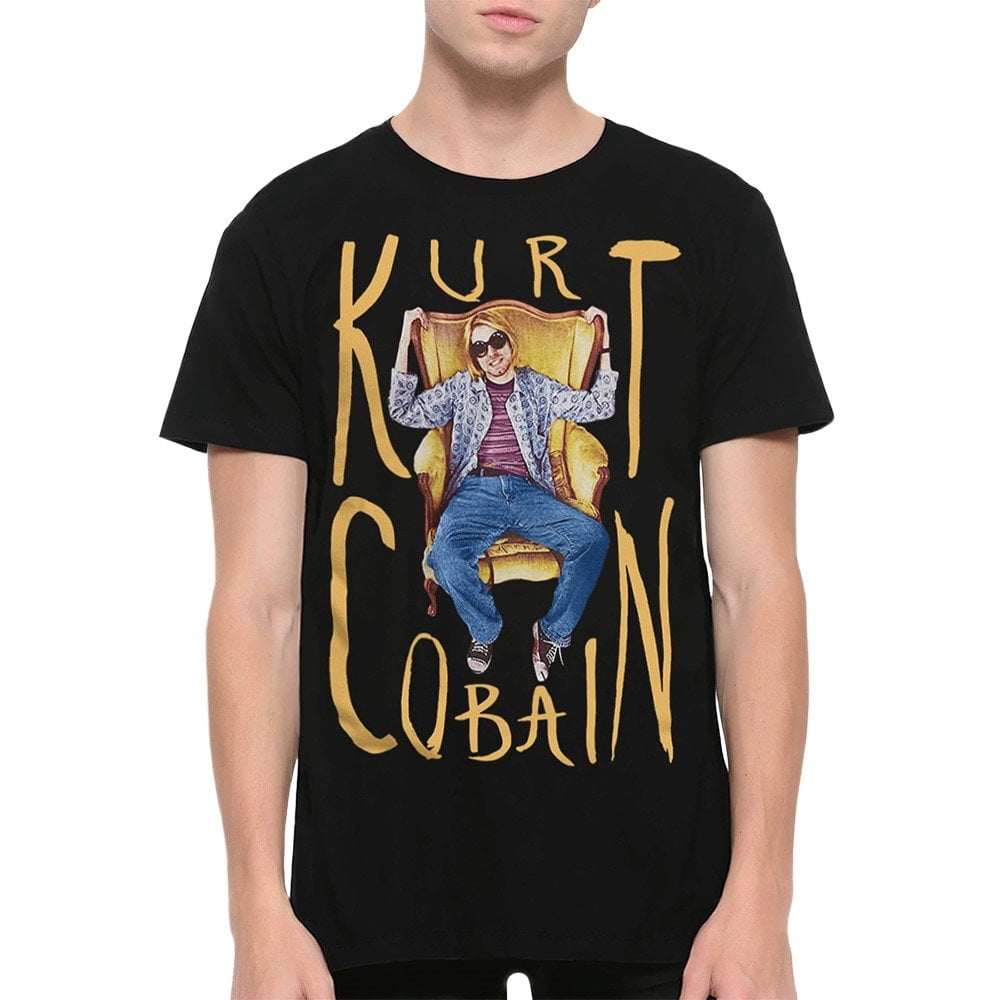 Kurt Cobain on the Throne T-Shirt, (NIR-20025) - Walmart.com