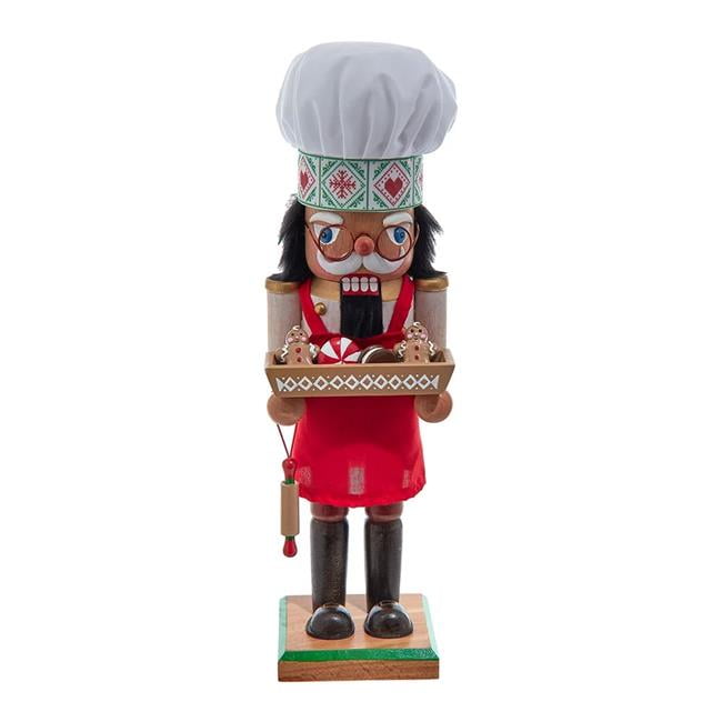 Kurt S. Adler C5991 15 in. Wooden Chef Nutcracker - Walmart.com