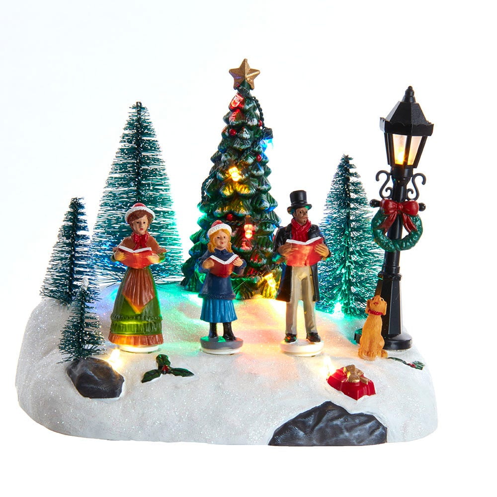 Kurt S. Adler Battery-Operated Light Up Musical Christmas Caroling ...