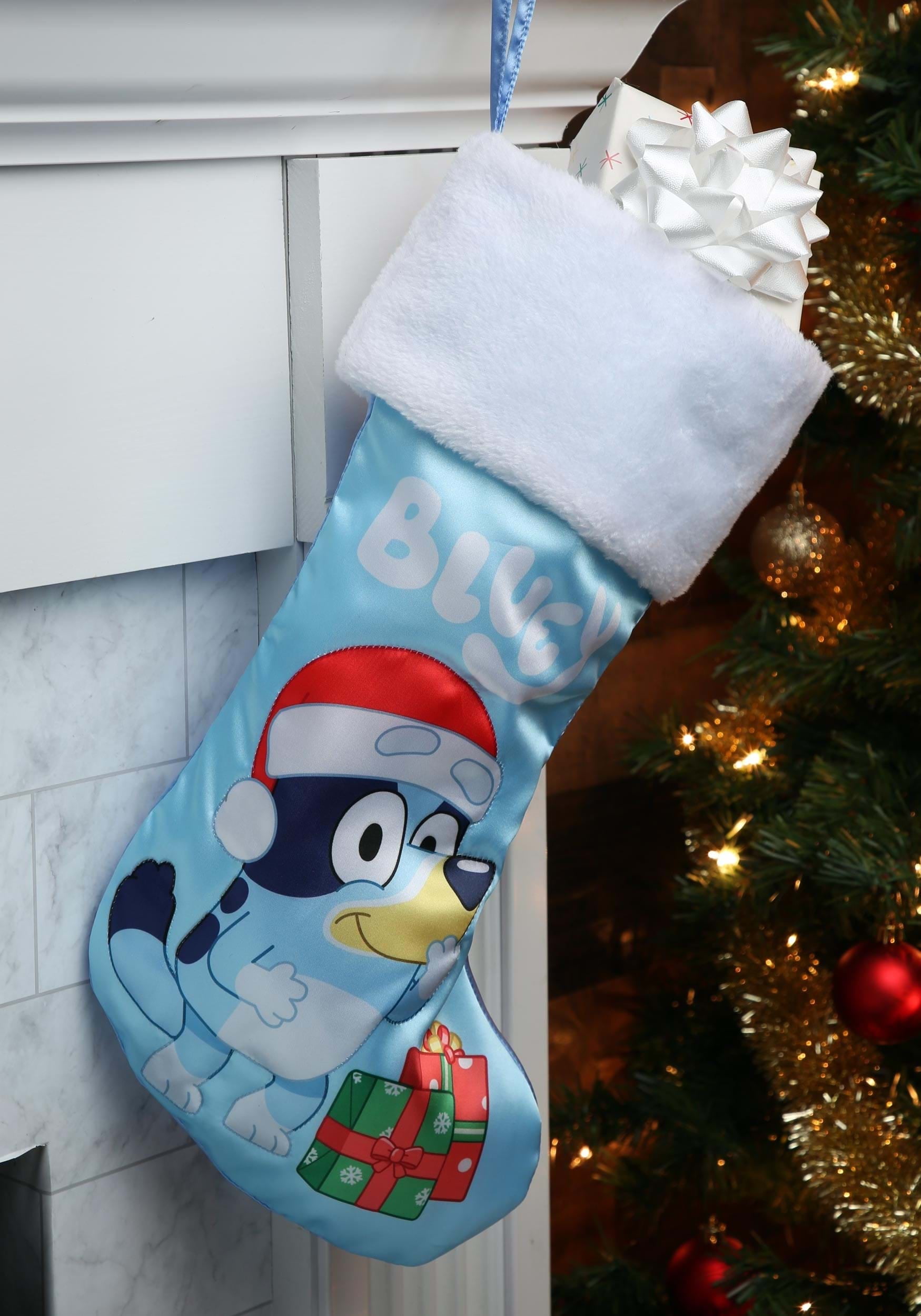 Bluey with Presents, Kids Character Christmas Stocking Stuffer ...