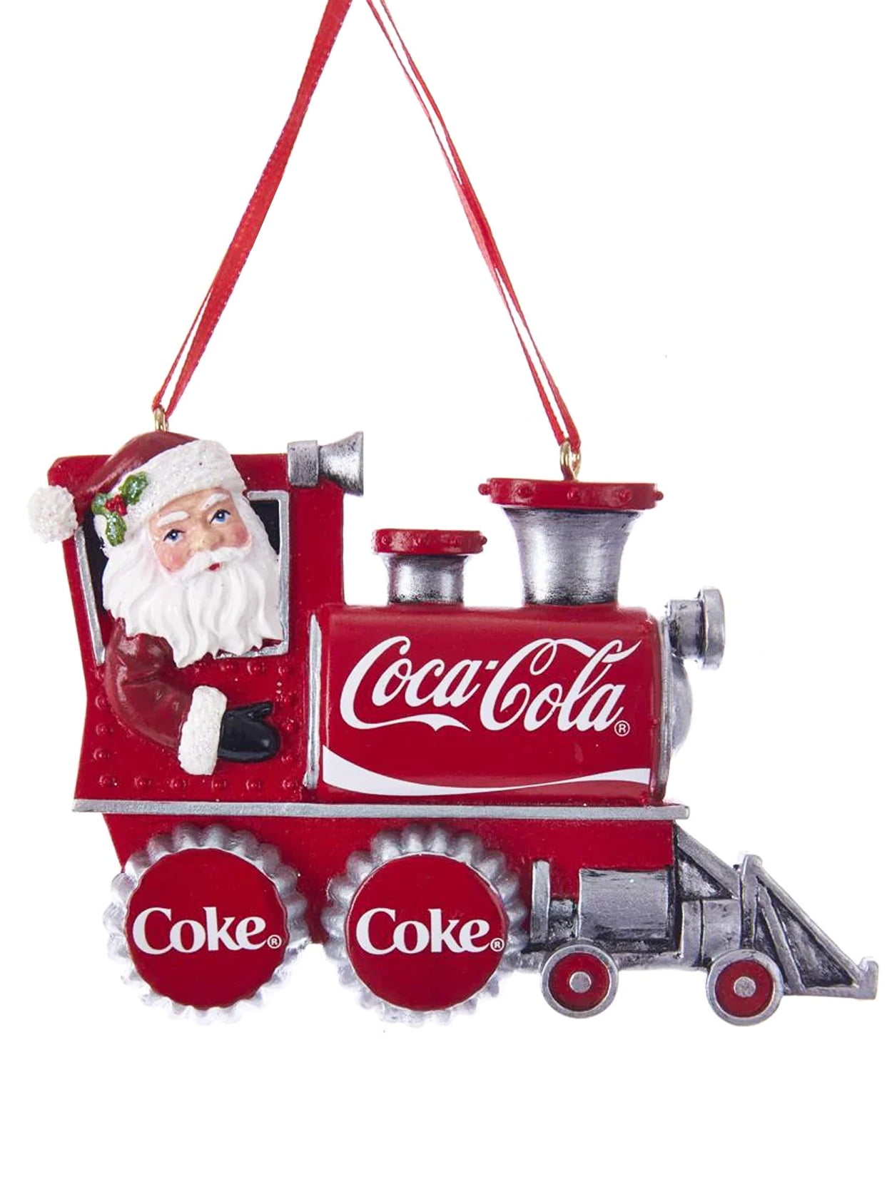 Kurt S. Adler Coca-Cola Santa Train Ornament - Christmas Holiday ...