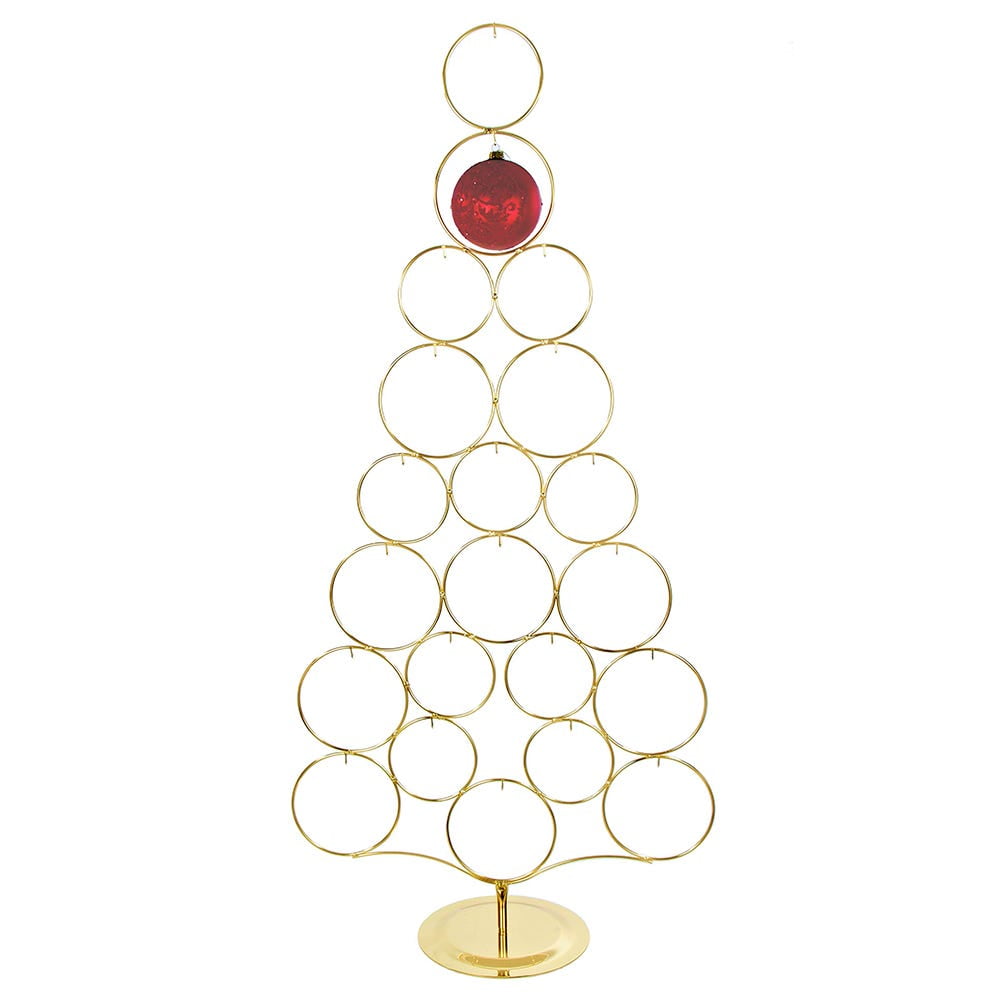 Kurt S. Adler D2515 42 in. Gold Metal Tree Rack - Walmart.com