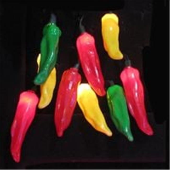 Kurt Adler 10/L Multi-Color Chili Pepper Light Set - Walmart.com