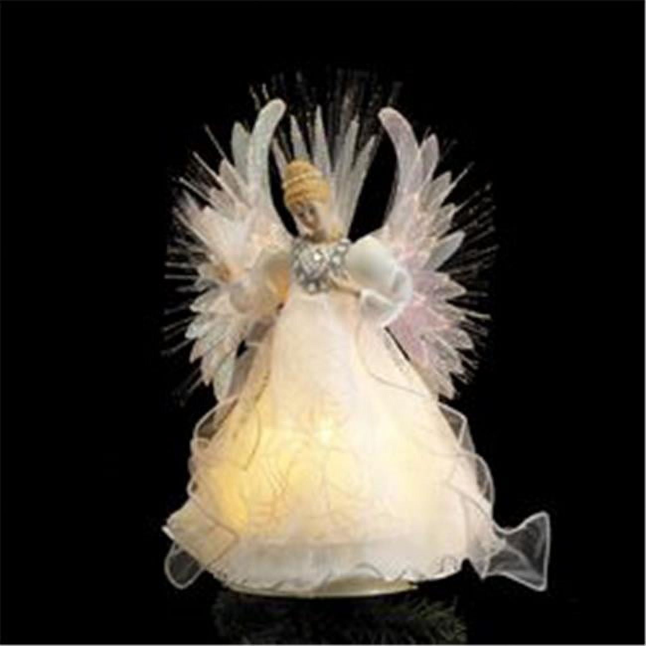 Kurt S. Adler, Inc. Kurt Adler 14'' Multi Fiberoptic Angel Treetop ...