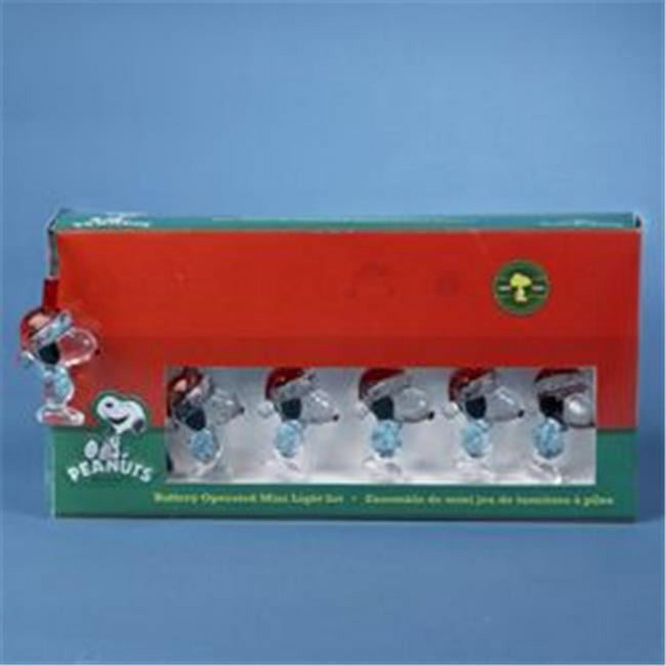 Kurt S. Adler, Inc. Kurt Adler 15-Light LED Peanuts Snoopy Miniature ...