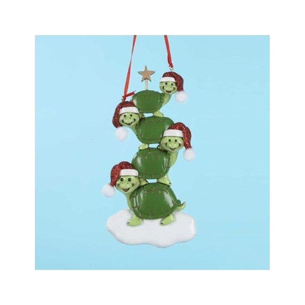 Kurt S. Adler Resin Turtle Family Of 4 Ornament - Walmart.com