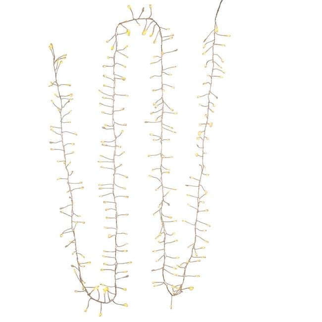 Kurt S. Adler UL2602CLW 240-Light Fairy Cluster Garland with Cool White ...
