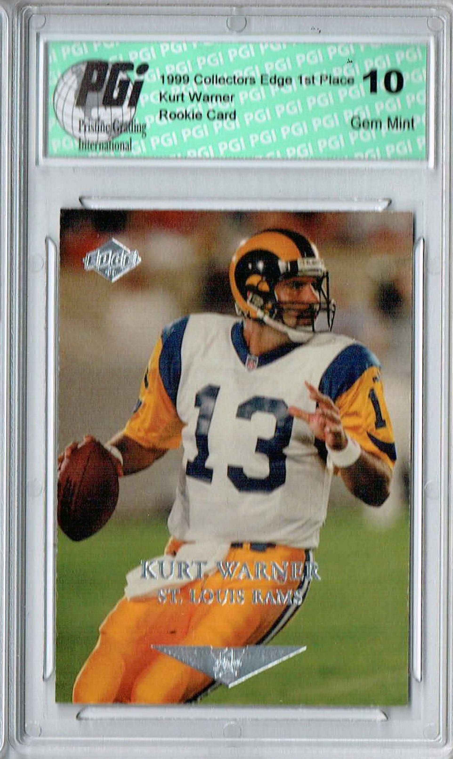Kurt Warner 1999 Collectors Edge #201P Silver Rams HOF Rookie Card PGI ...