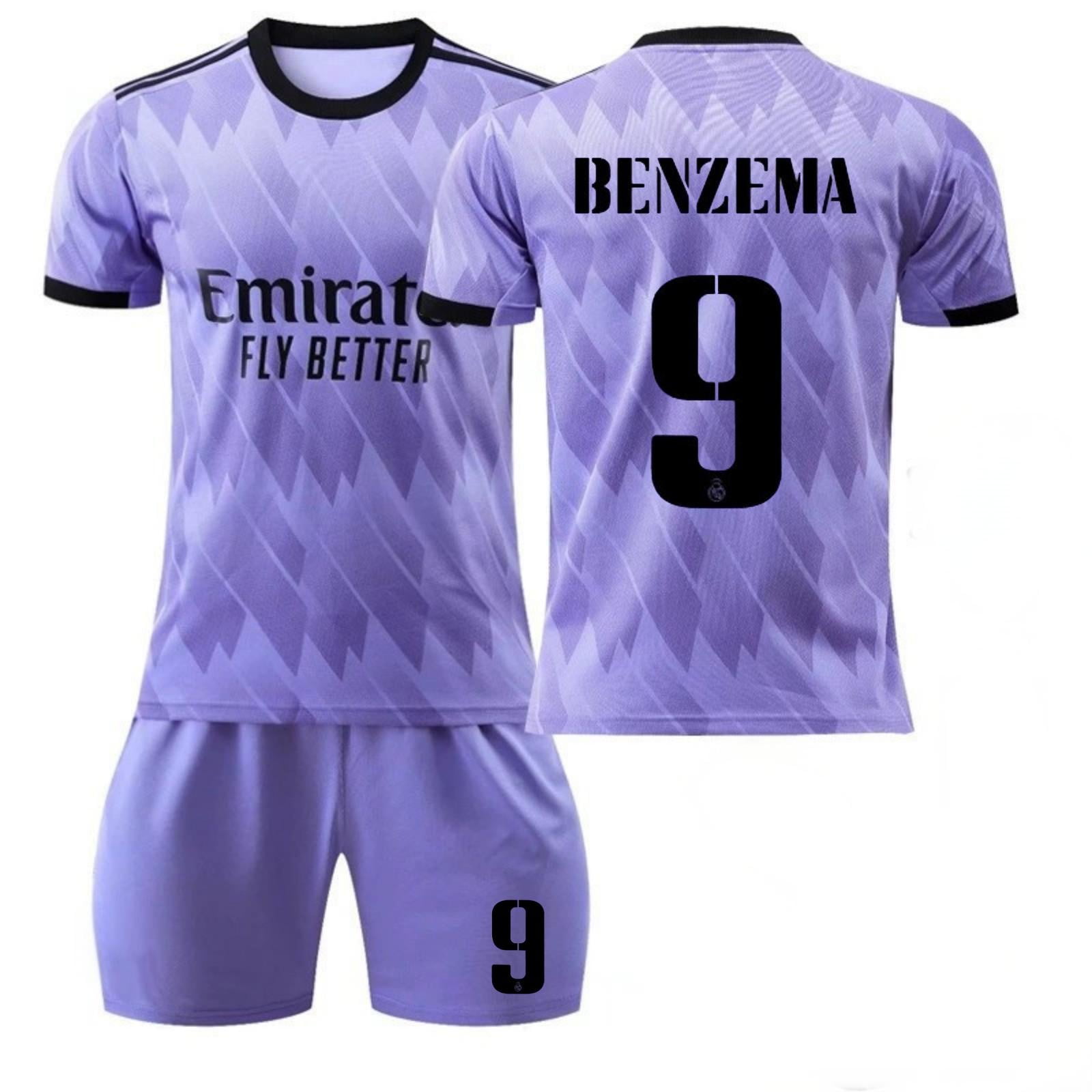 KuruS 2223 Spain Soccer Club Jerseys 2 Piece Sets, Number 9 BENZEMA ...