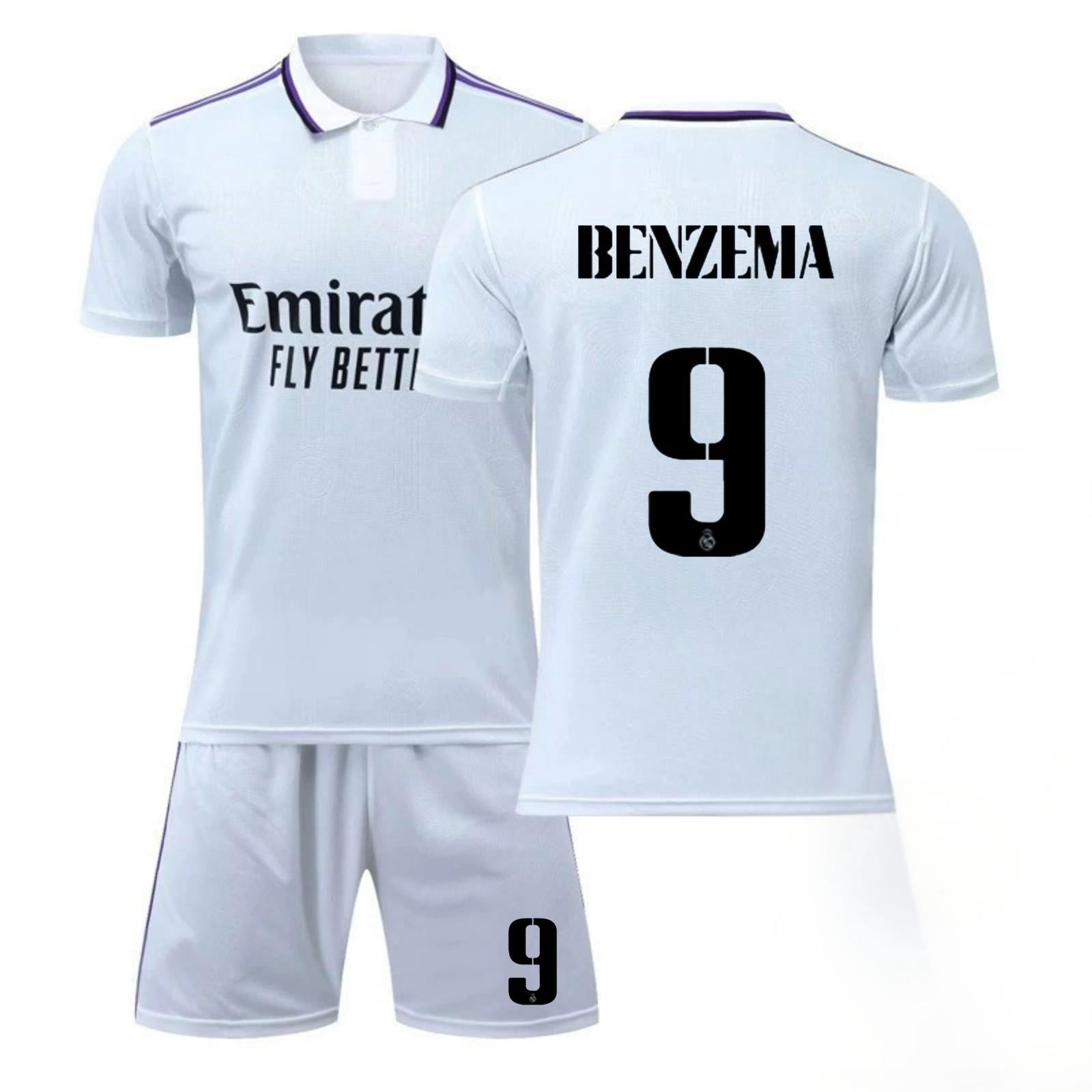 KuruS 2223 Spain Soccer Club Jerseys 2 Piece Sets, Number 9 BENZEMA ...