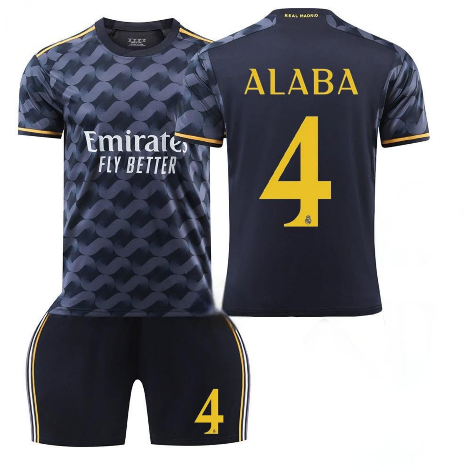 KuruS 2324 Spain Soccer Club Jerseys 2 Piece Sets, Number 4 ALABA ...