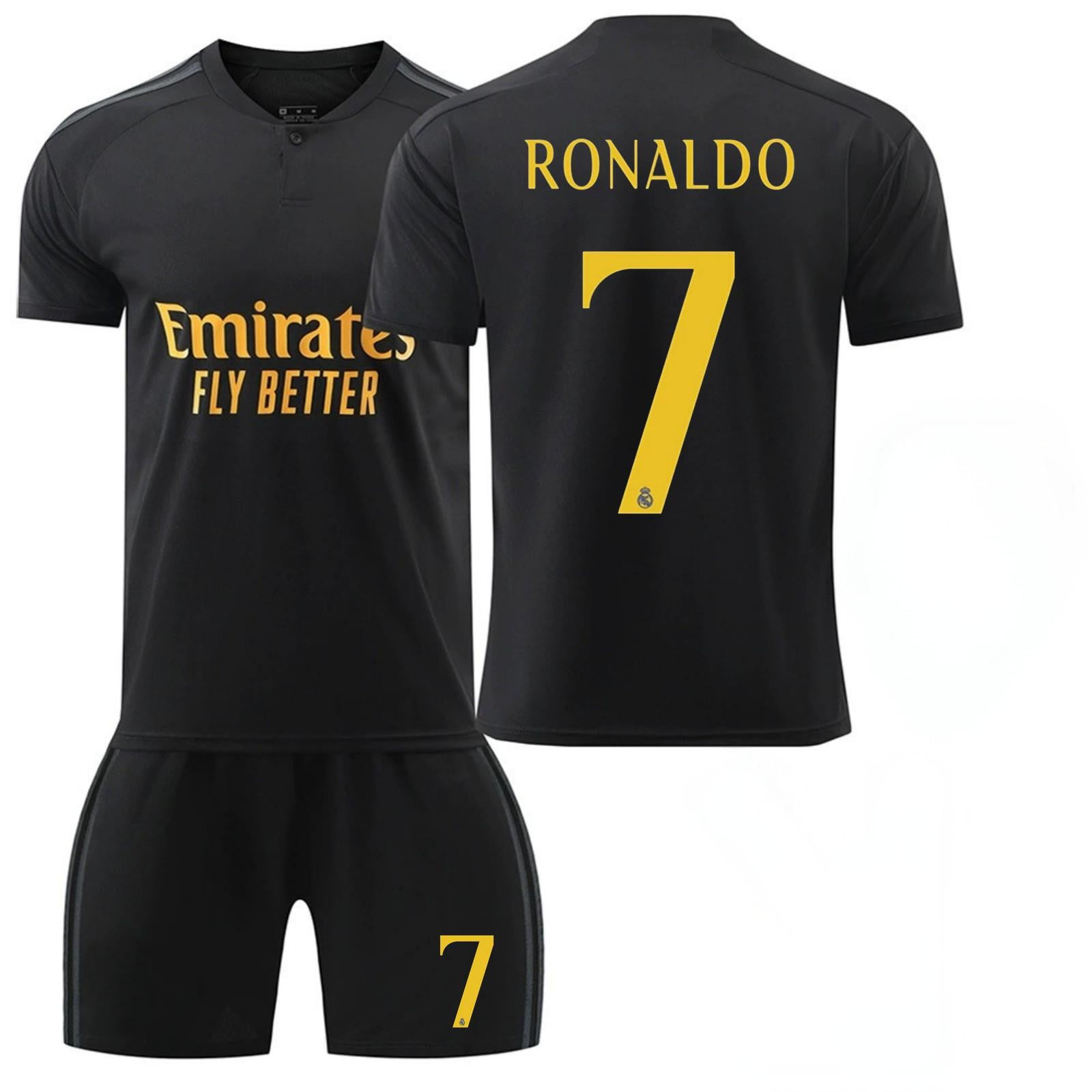 KuruS 2324 Spain Soccer Club Jerseys 2 Piece Sets, Number 7 RONALDO Printed Short Sleeve Shirts ...