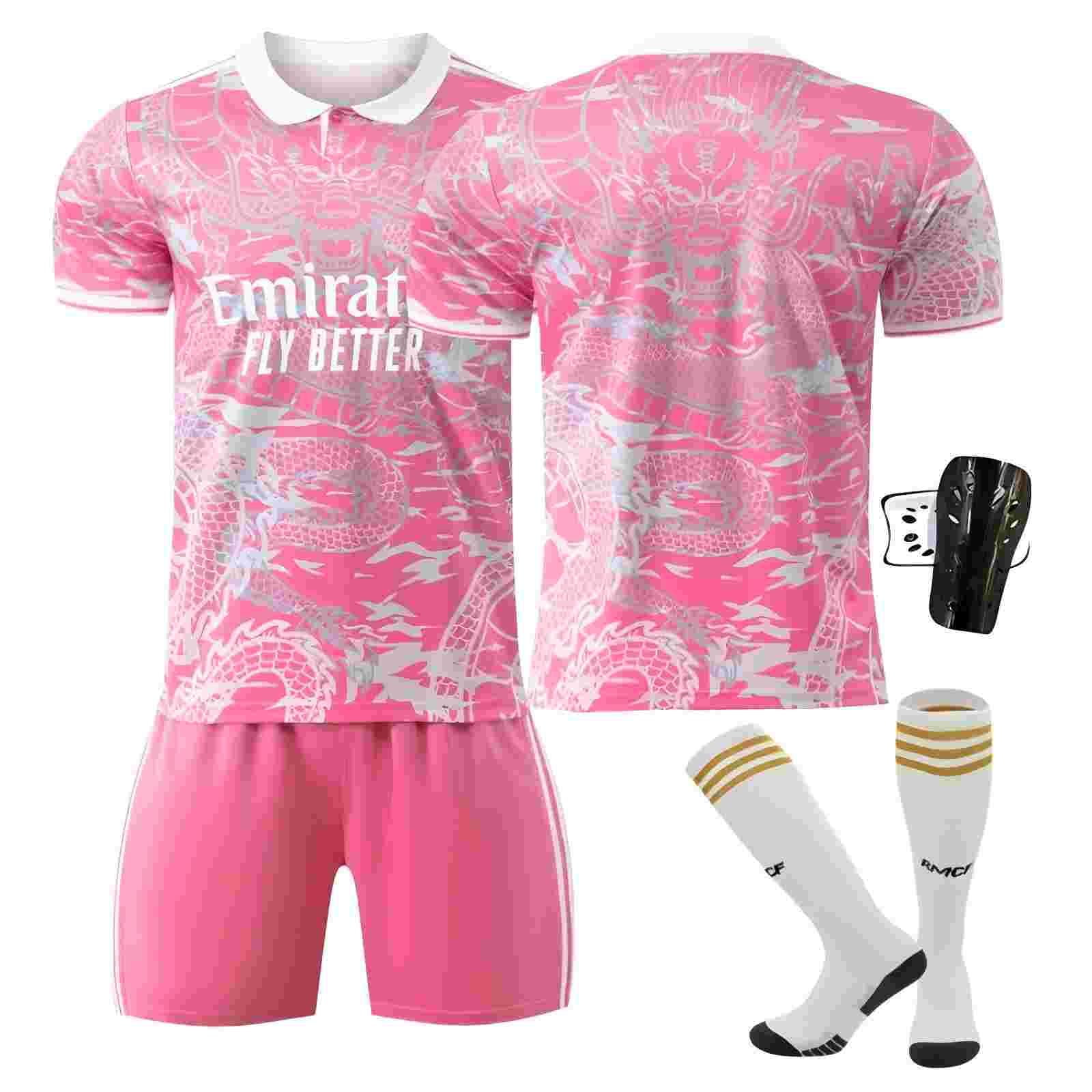 KuruS 2324 Spain Soccer Club Jerseys 4 Piece Sets, Number None Printed Short Sleeve Shirts ...