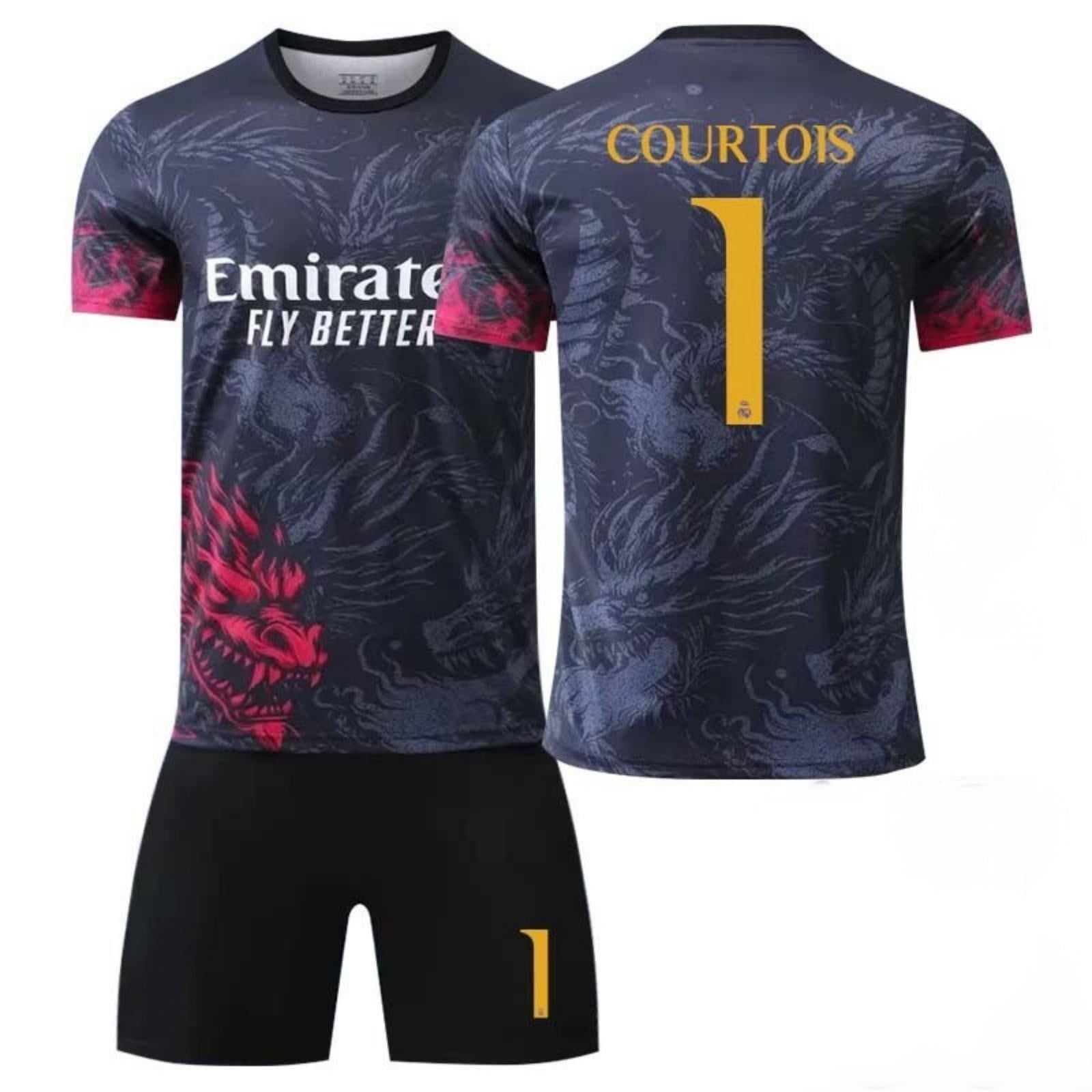 KuruS 2425 Spain Soccer Club Jerseys 2 Piece Sets, Number 1 COURTOIS ...