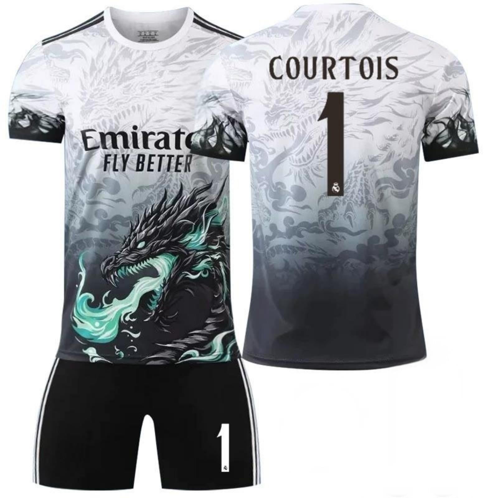 KuruS 2425 Spain Soccer Club Jerseys 2 Piece Sets, Number 1 COURTOIS ...