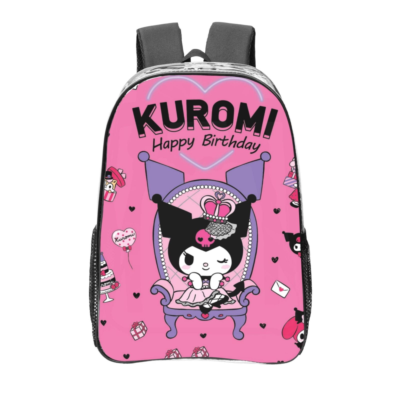 Kuruomi Basics Transparent Backpack School See Through Plastic ...