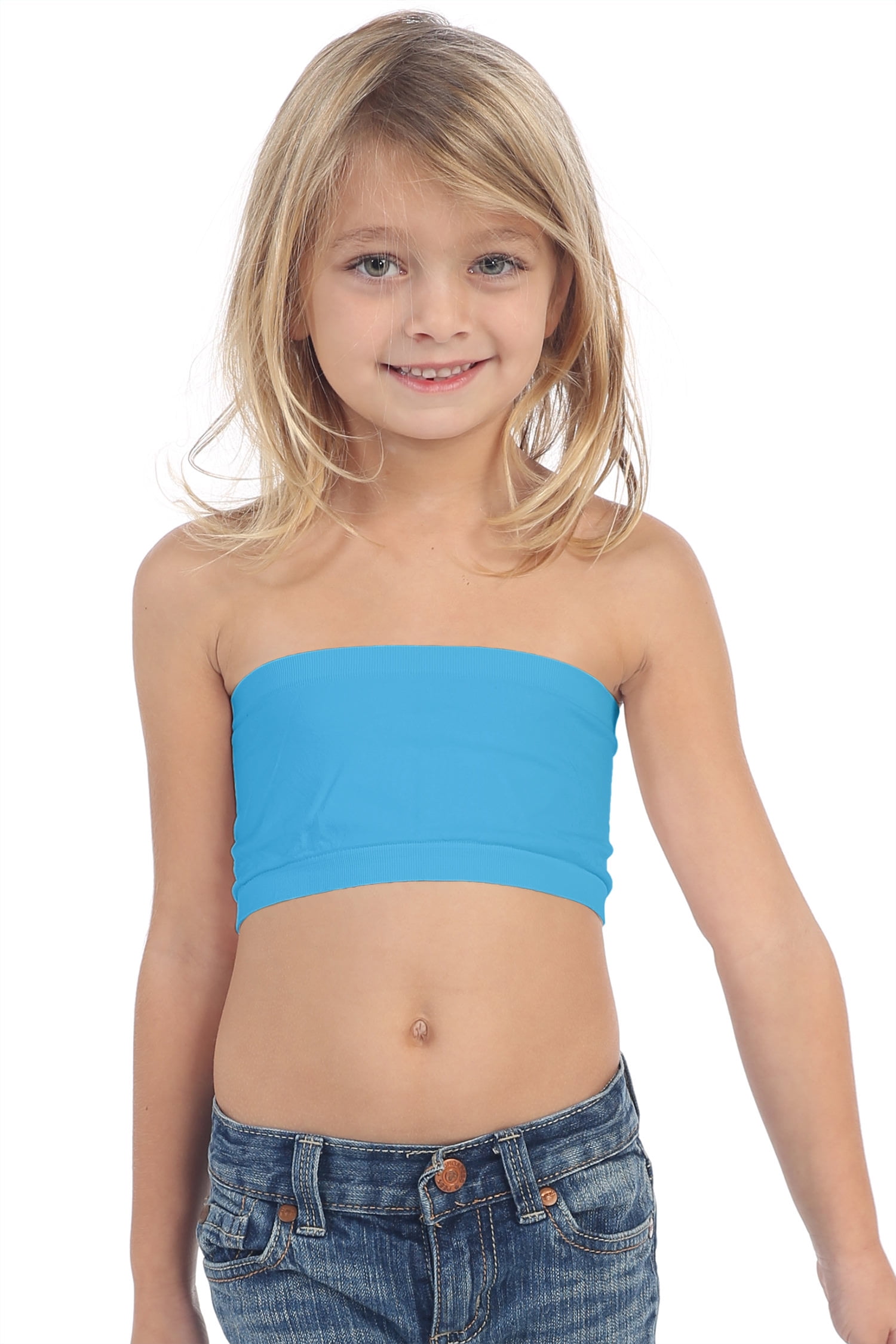 Kurve Girls Seamless Tube Top Undershirts Walmart