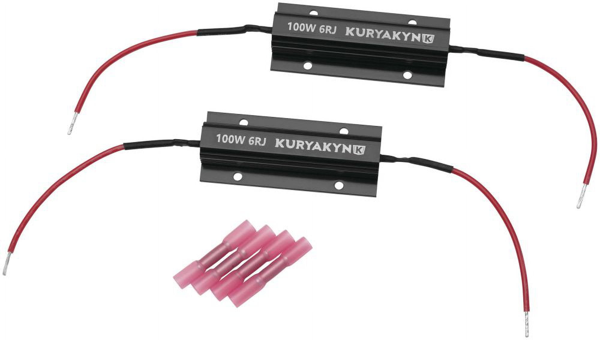 Kuryakyn 100 Watt - 6 Ohm Black Anodized Aluminum Load Equalizers (2992) - Walmart.com