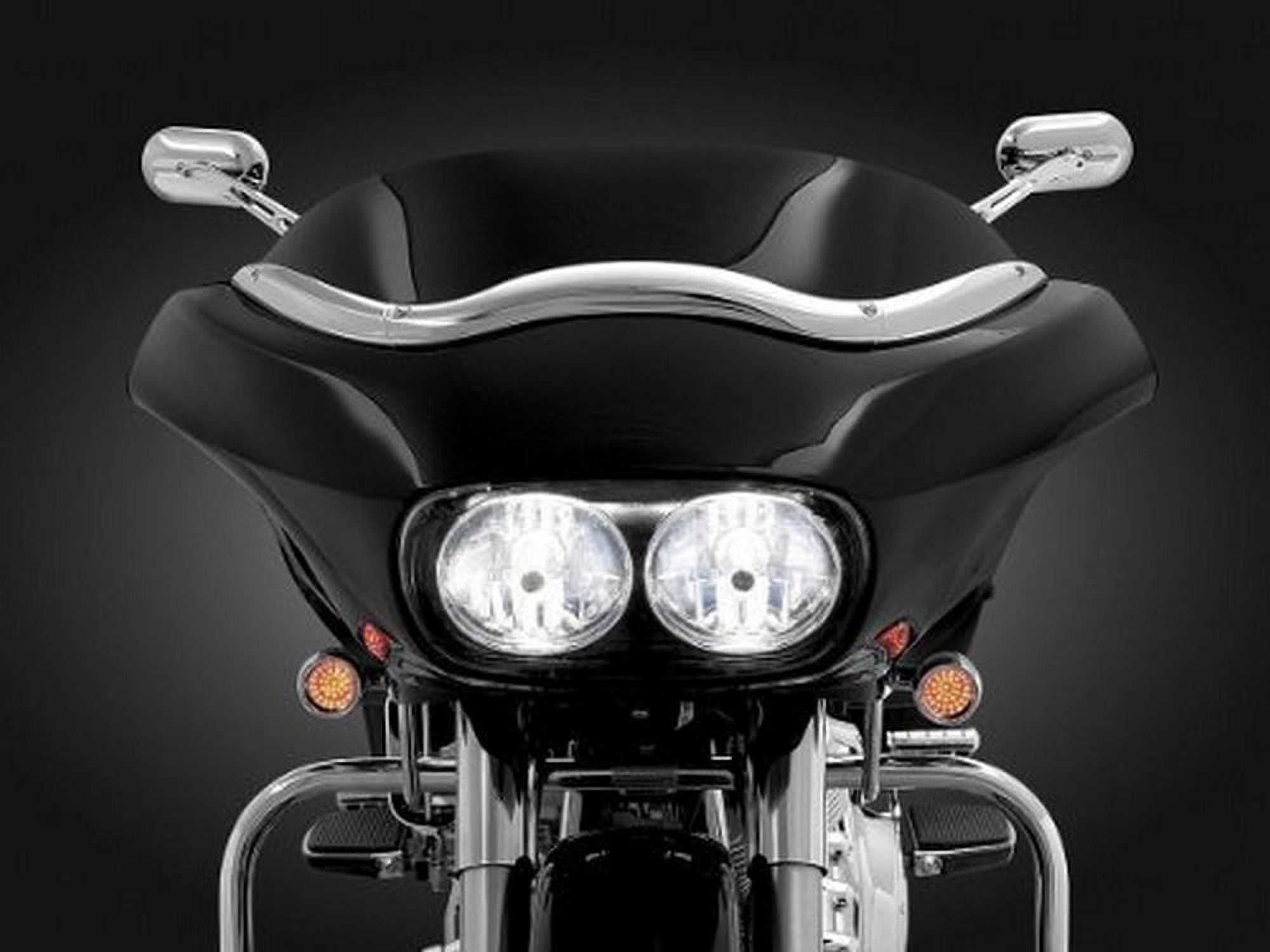 Kuryakyn 1370 Motorcycle Accent Accessory: Windshield Windscreen Trim ...
