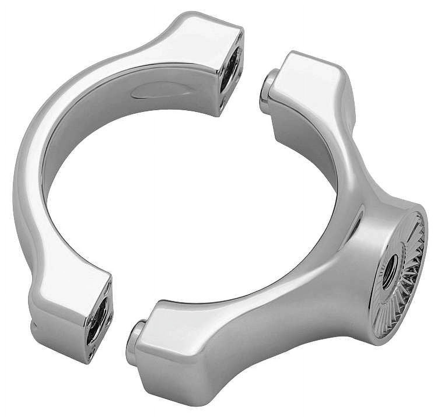 Kuryakyn Chrome Mount Clamp for Side Mount License Plate Holders (3124 ...