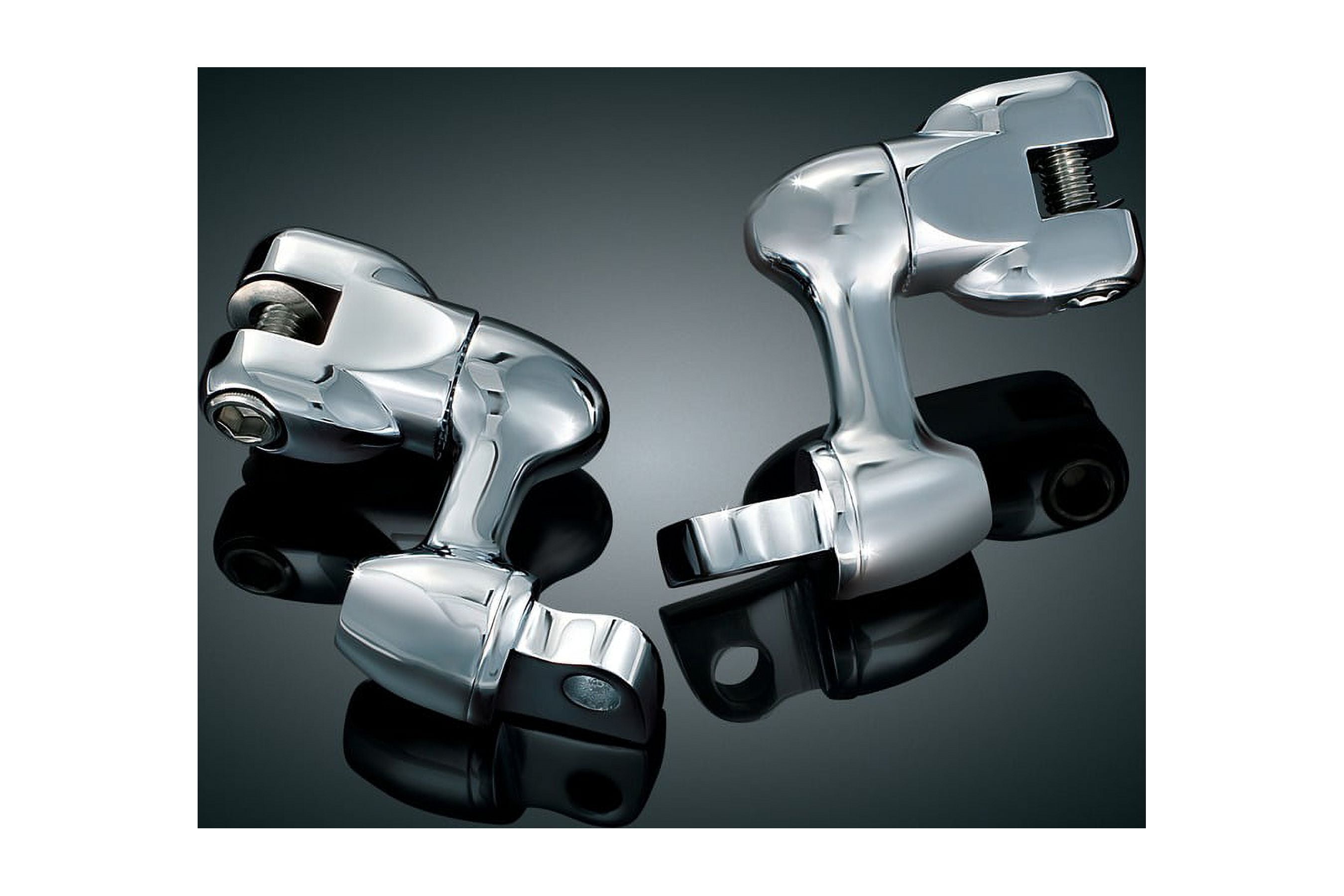 Kuryakyn 4in. Adjustable Lockable Offset for Kuryakyn Cruise Peg Mounts ...