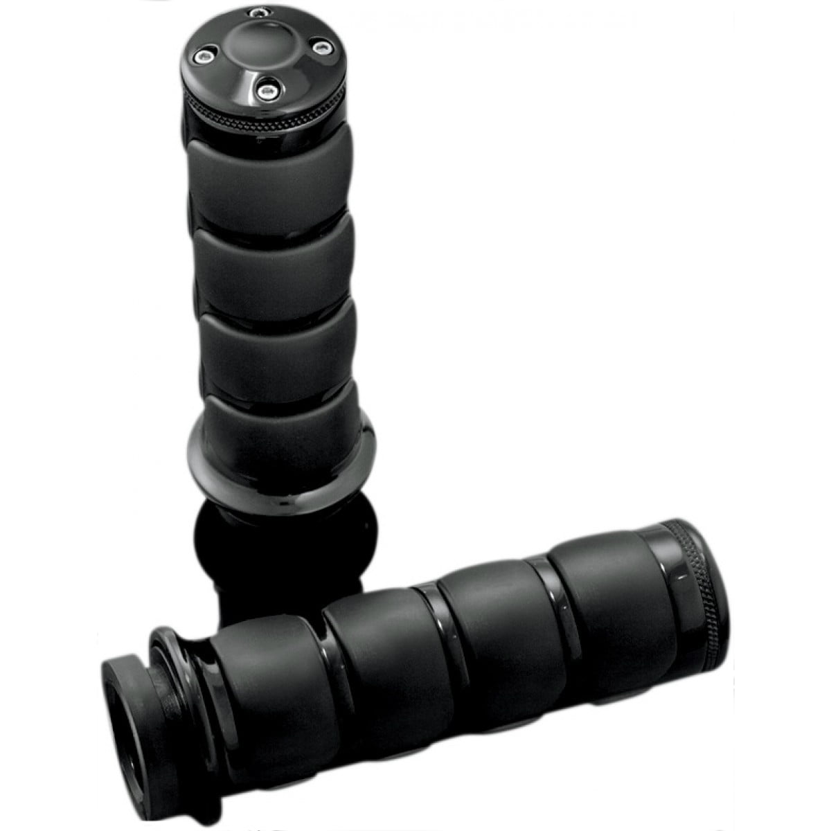 Kuryakyn 6321 Premium ISO Handlebar Grips for Electronic Throttle ...