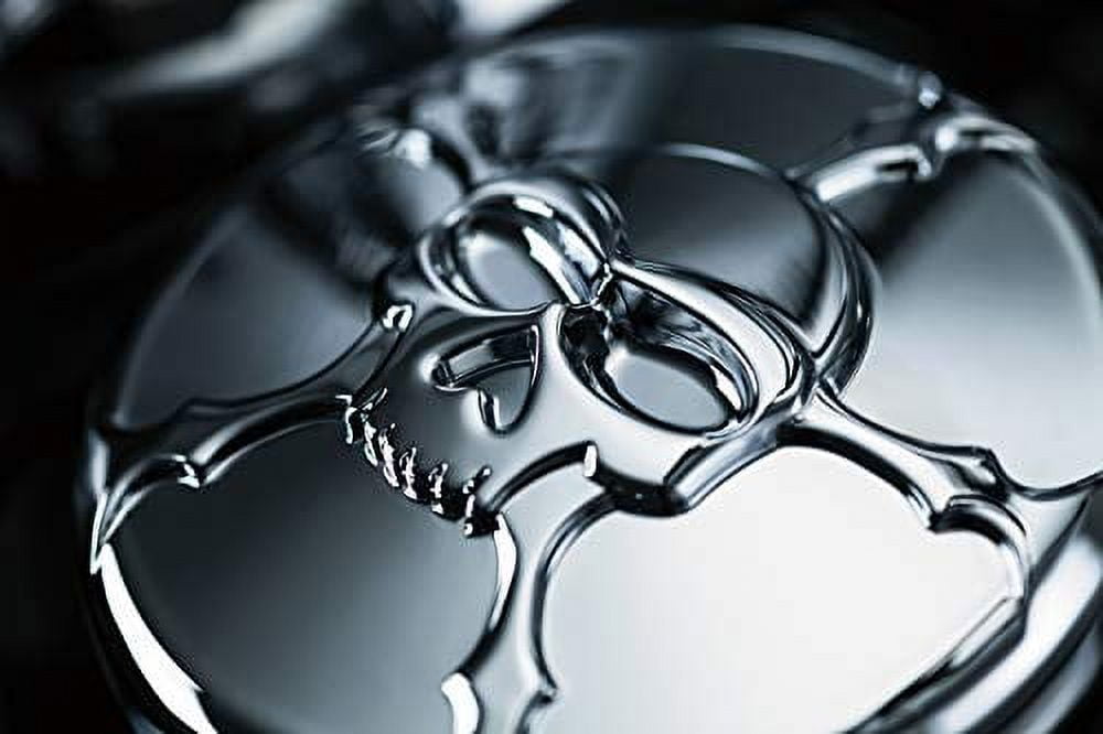 Kuryakyn 7358 Zombie Skull Vented Fuel Tank/Gas Cap with Right-Hand ...